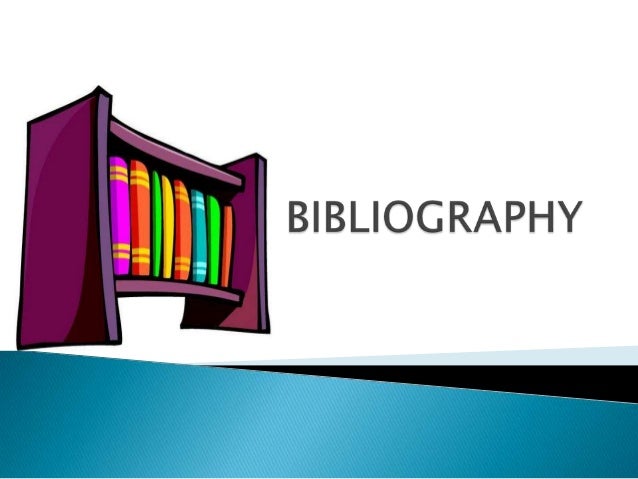 Bibliography Bibliography