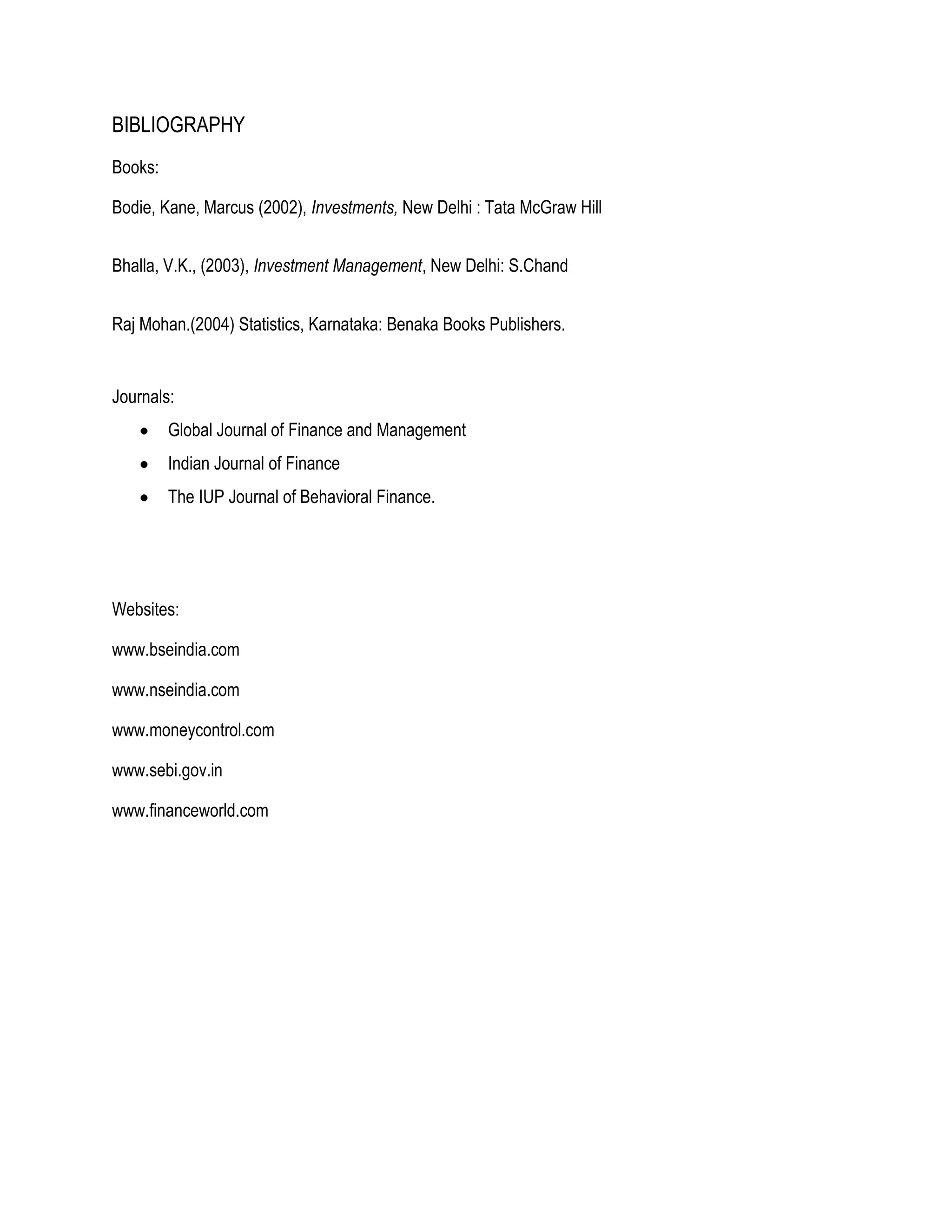 Bibliography | DOCX