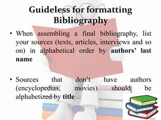 Bibliography | PPTX