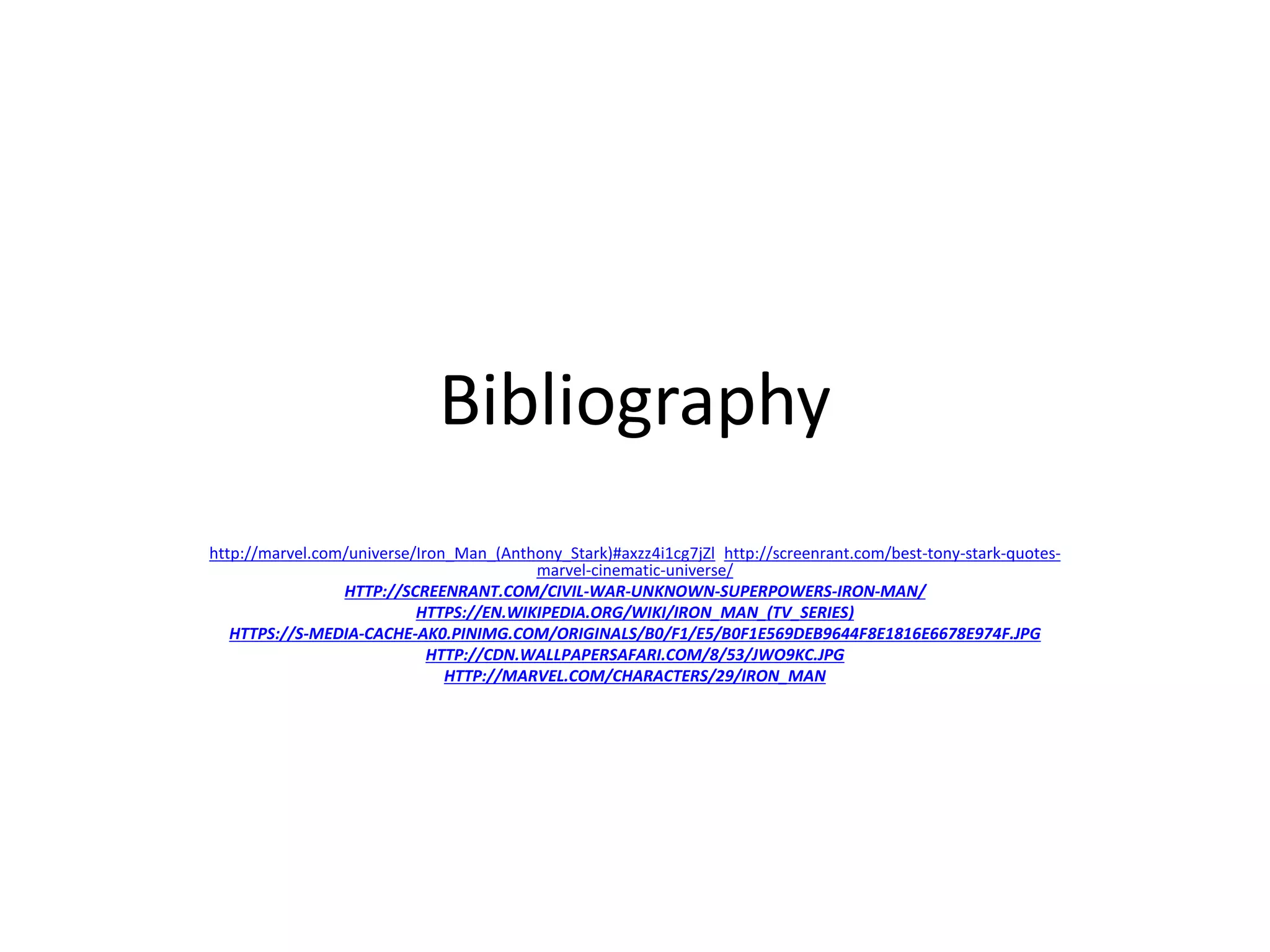Bibliography | PPT