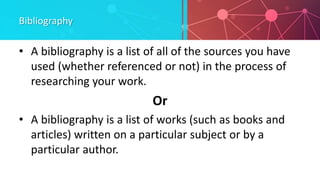 Bibliography | PPT