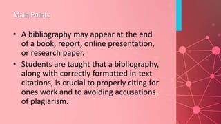 Bibliography | PPT