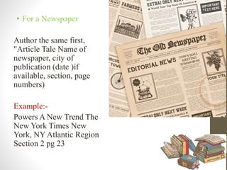 bibliography and references | PPTX