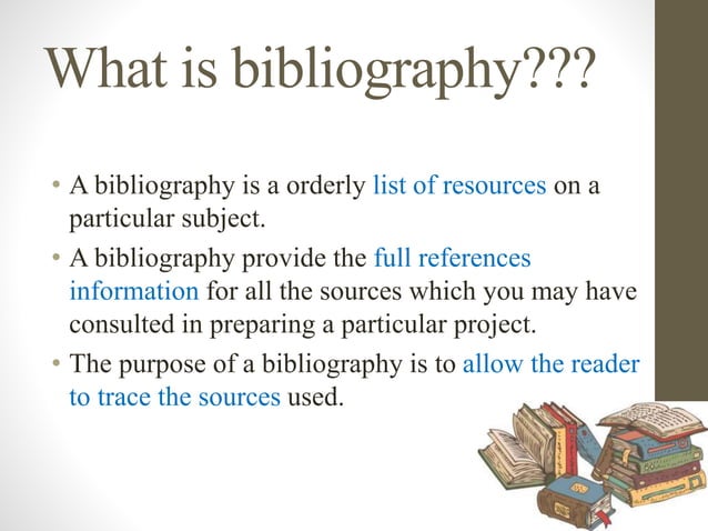 bibliography and references | PPTX | Desktop Publishing | Computer ...