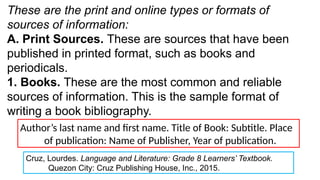 How to Cite Sources and Writing Correct Bibliography | PPTX