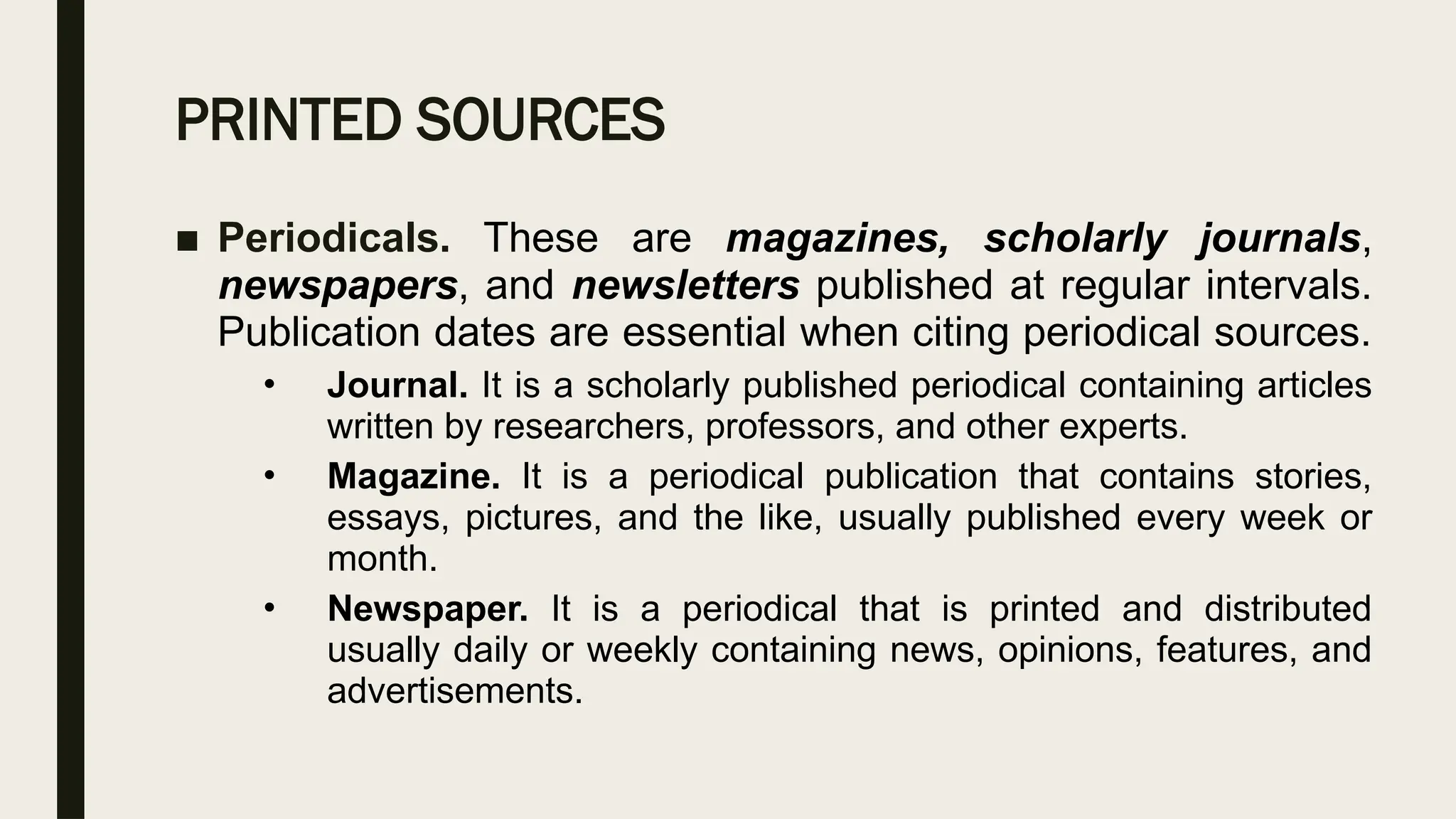 A presentation on Bibliography for Grade 8 students. | PPT