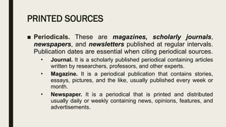 A presentation on Bibliography for Grade 8 students. | PPT