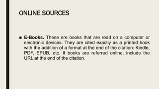 A presentation on Bibliography for Grade 8 students. | PPT