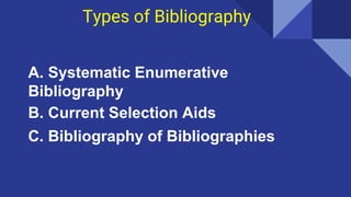 Bibliography | PPTX