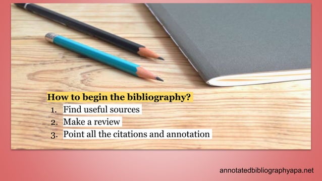 Using Annotated Bibliography APA Generator | PPTX