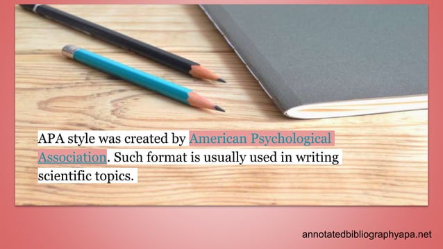 Using Annotated Bibliography APA Generator | PPTX
