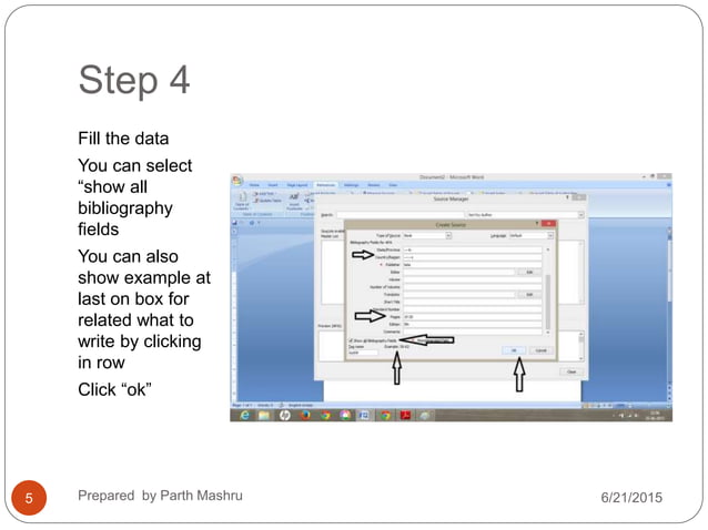 Bibliography apa style | PPT