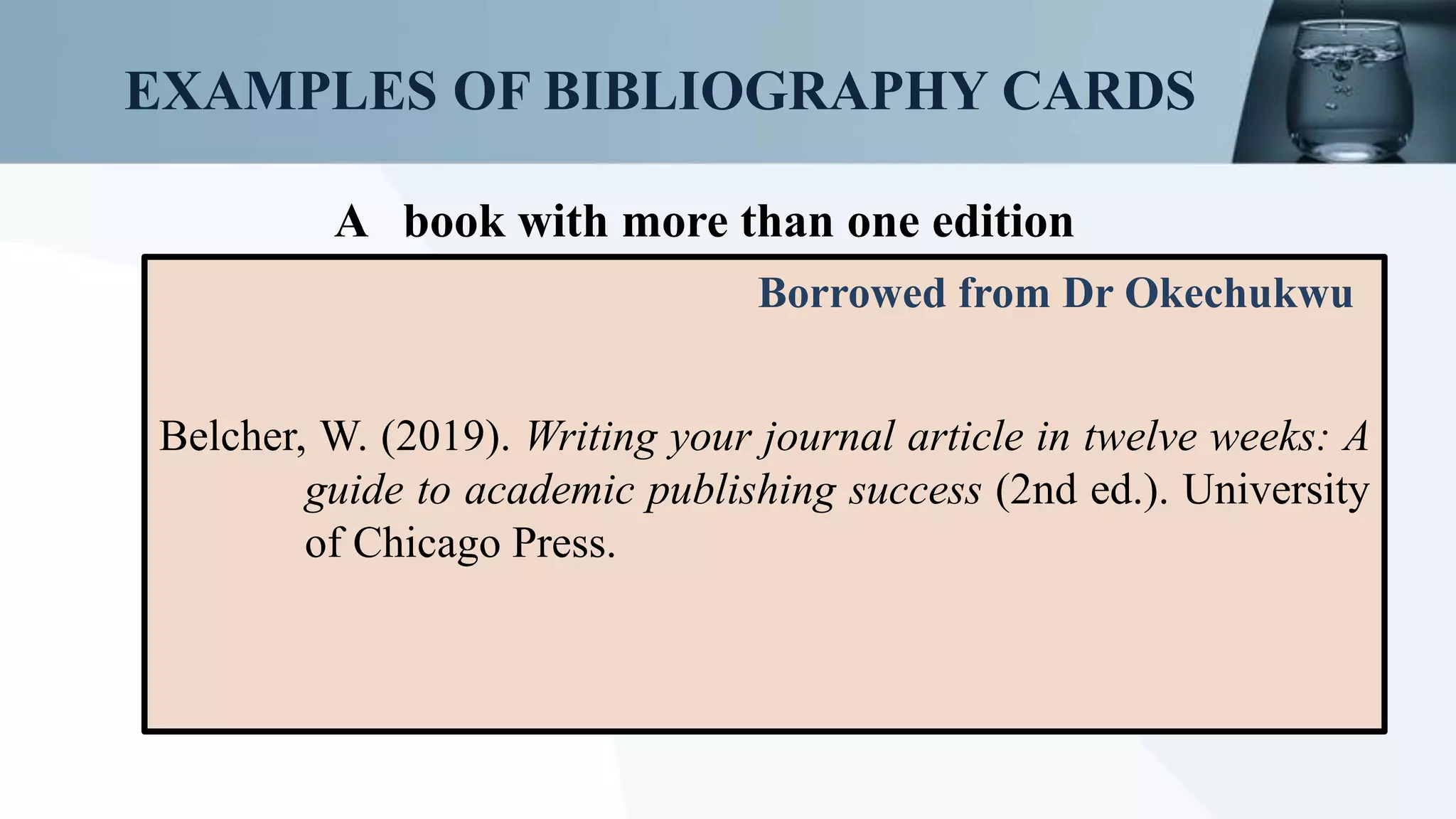 BIBLIOGRAPHY CARD BY PATRICK SUNDAY IBBI.pptx