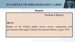 Bibliography Card By Patrick Sunday Ibbi.pptx