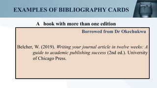 BIBLIOGRAPHY CARD BY PATRICK SUNDAY IBBI.pptx