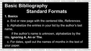 Bibliography presentation.ppt
