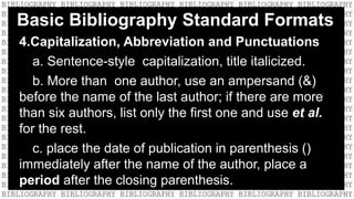 Bibliography presentation.ppt