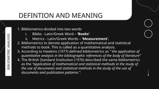 Bibliometric Analysis and the scopus.pptx
