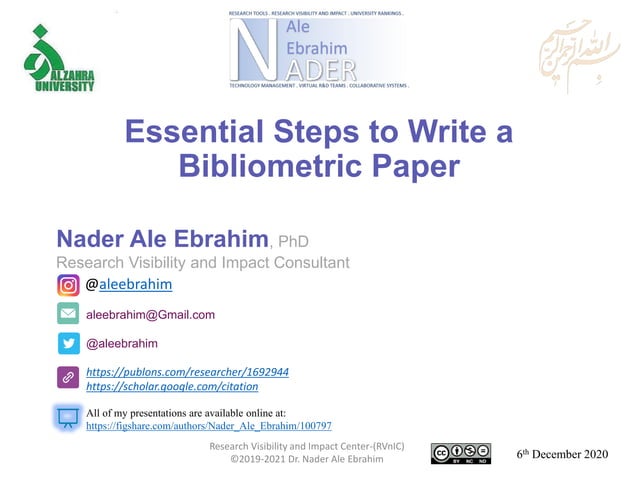 Essential Steps to Write a Bibliometric Paper | PPT