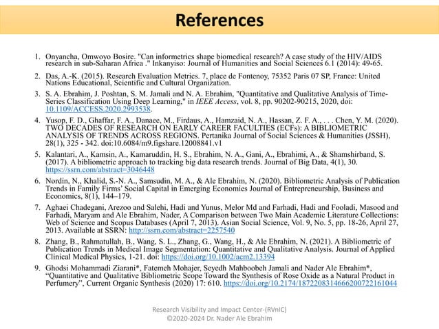 How to Use Bibliometric Study for Writing a Paper: A Starter Guide | PPT