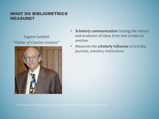 Overview of Citation Metrics | PPTX