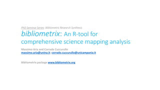Bibliometrix Seminar | PPTX