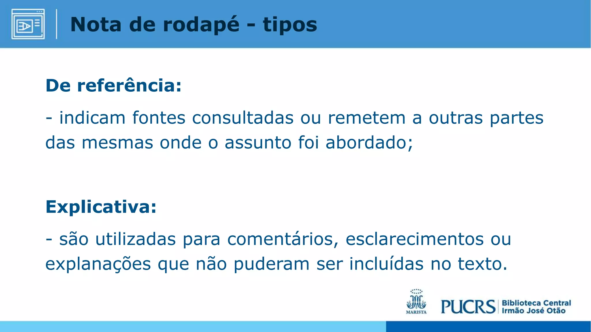 Como inserir nota de rodapé em trabalhos acadêmicos | PPTX