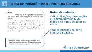 Como inserir nota de rodapé em trabalhos acadêmicos | PPTX