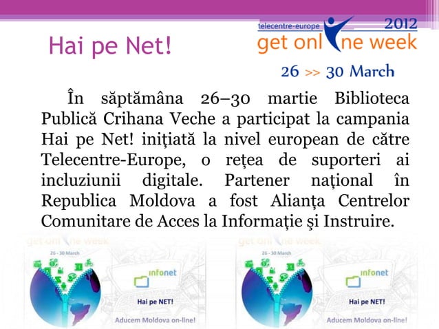 Biblioteca - factor cheie în educaţia culturii informatice | PPTX