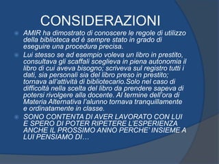 Biblioteca scolastica | PPTX