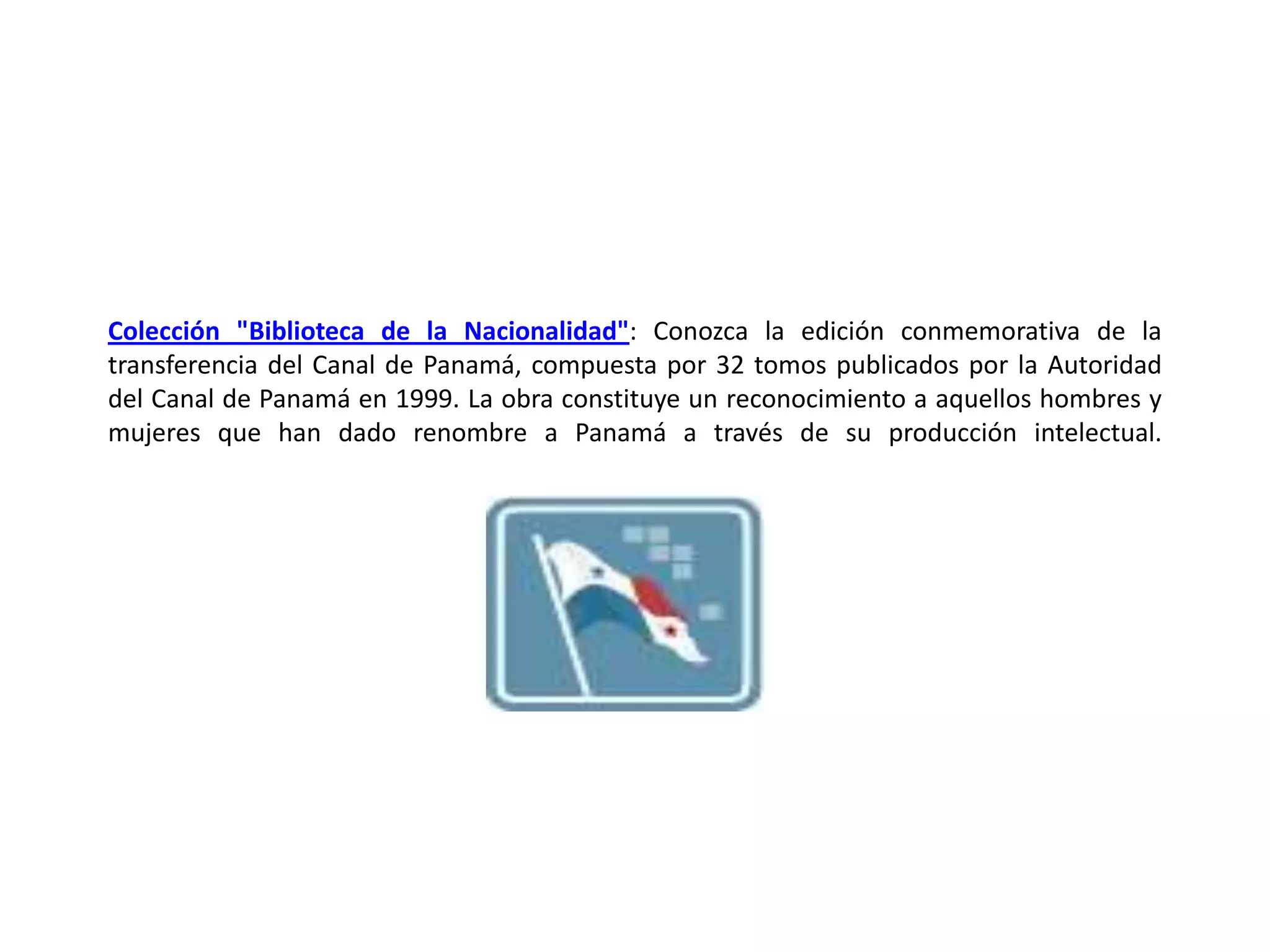 Biblioteca virtual panameña nisla | PPT
