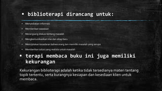 Biblioterapi dan Bibliografi dalam kisah nabi ayub as.pptx