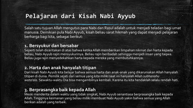 Biblioterapi dan Bibliografi dalam kisah nabi ayub as.pptx