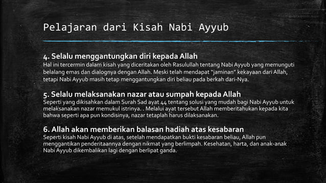 Biblioterapi dan Bibliografi dalam kisah nabi ayub as.pptx