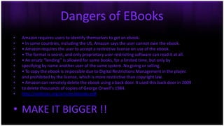 EBook Heartache | PPTX | Tablets and E-readers | Consumer Electronics