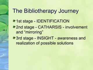 Bibliotherapy - PAARL | PPT