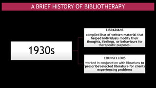 Bibliotherapy | PPTX
