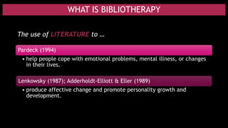 Bibliotherapy | PPTX