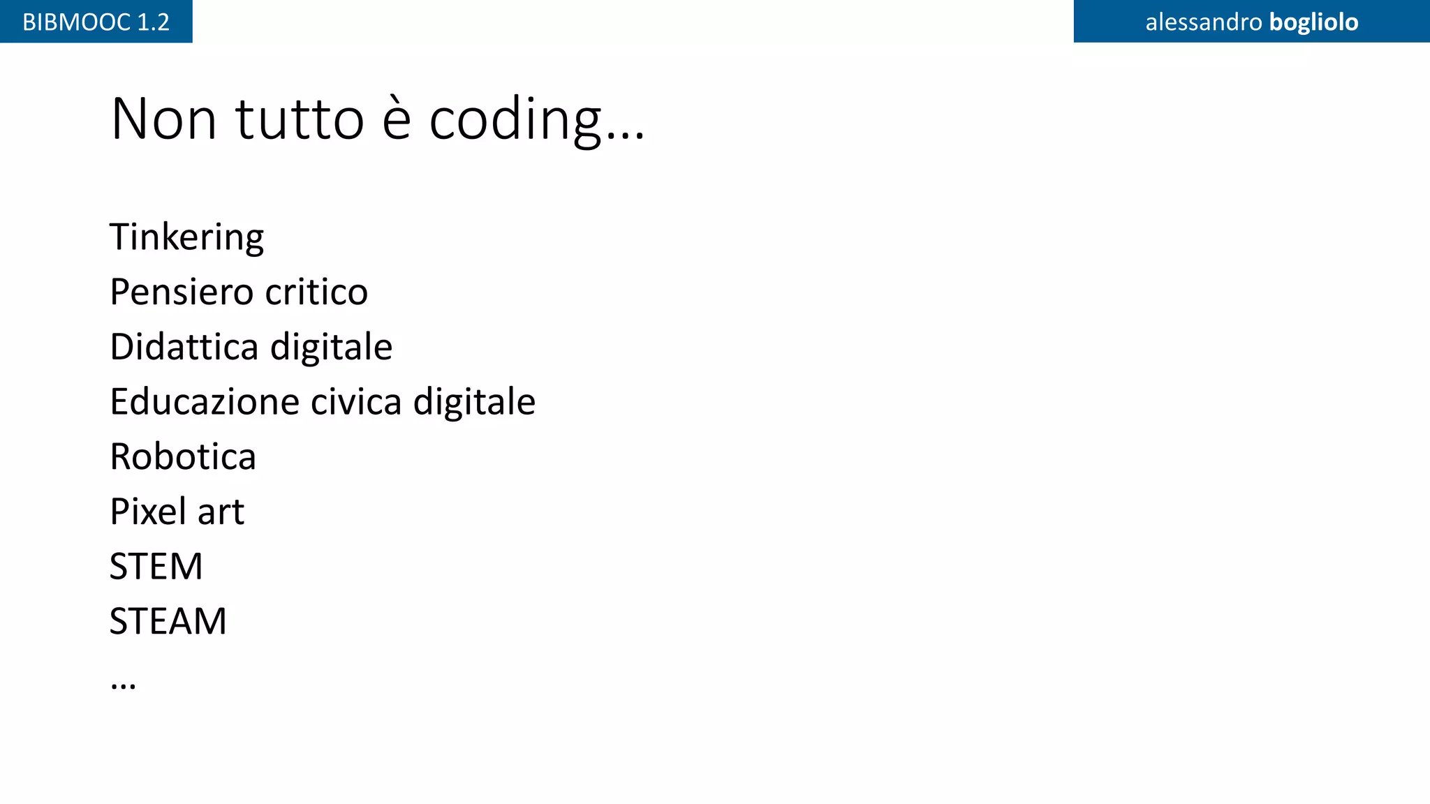 BIBMOOC 1.2 - Coding e pensiero computazionale | PDF | Programming Languages | Computing