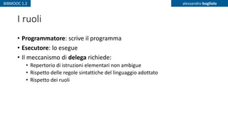 BIBMOOC 1.2 - Coding e pensiero computazionale | PDF | Programming Languages | Computing