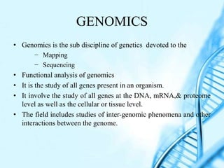Introduction to infectomics | PPTX