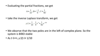 BIBO stability.pptx | Physics | Science