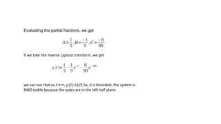 BIBO stability.pptx | Physics | Science