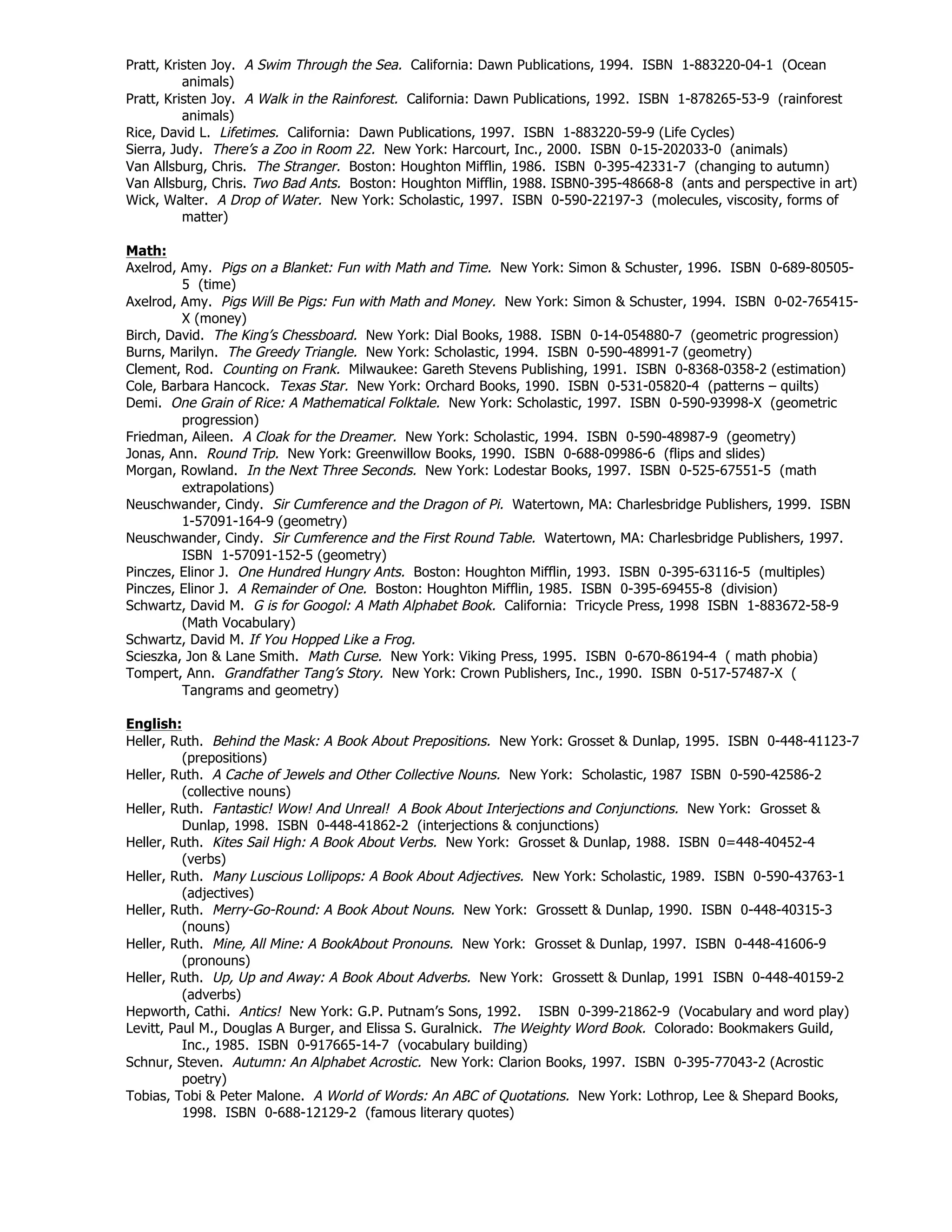 Bib picture books older | PDF