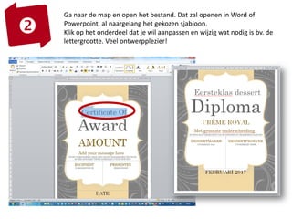 Bibstrip Oorkonde maken | PPT