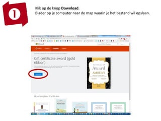 Bibstrip Oorkonde maken | PPT