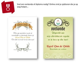 Bibstrip Oorkonde maken | PPT