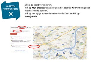 Bibstrip Een kaart maken met Google Maps | PPTX