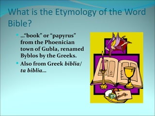 B I B S T U D Lesson 03 What Is The Bible ( Updated) | PPT
