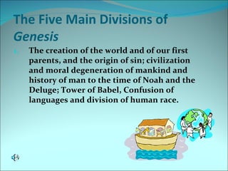 B I B S T U D Lesson 04 Old Testament Books Divisions Copy | PPT